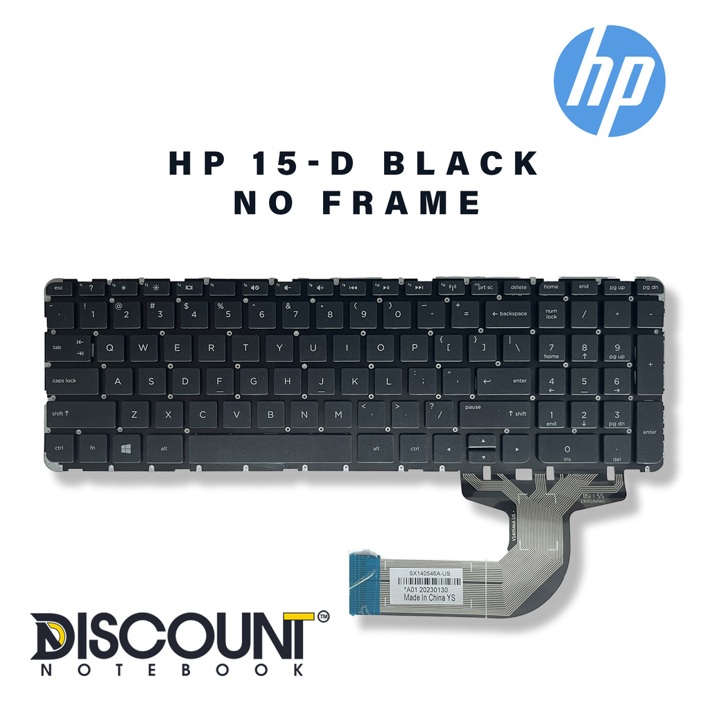 HP 15-D BLACK KEYBOARD NO FRAME | Shopee Malaysia