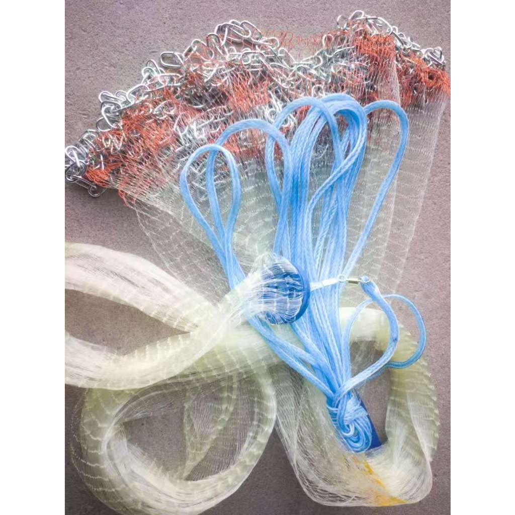 Jaring Ikan 1cm mesh Fishing Net Bubu Ikan BuBu Payung Nylon Jala Udang ...