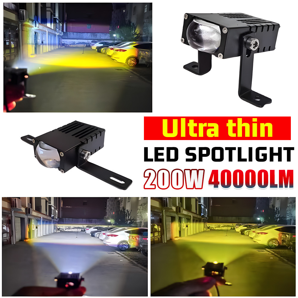 DVISUV 12V 24V Mini Bi LED Projector Lamp Lens Sportlight Car Fog Light ...