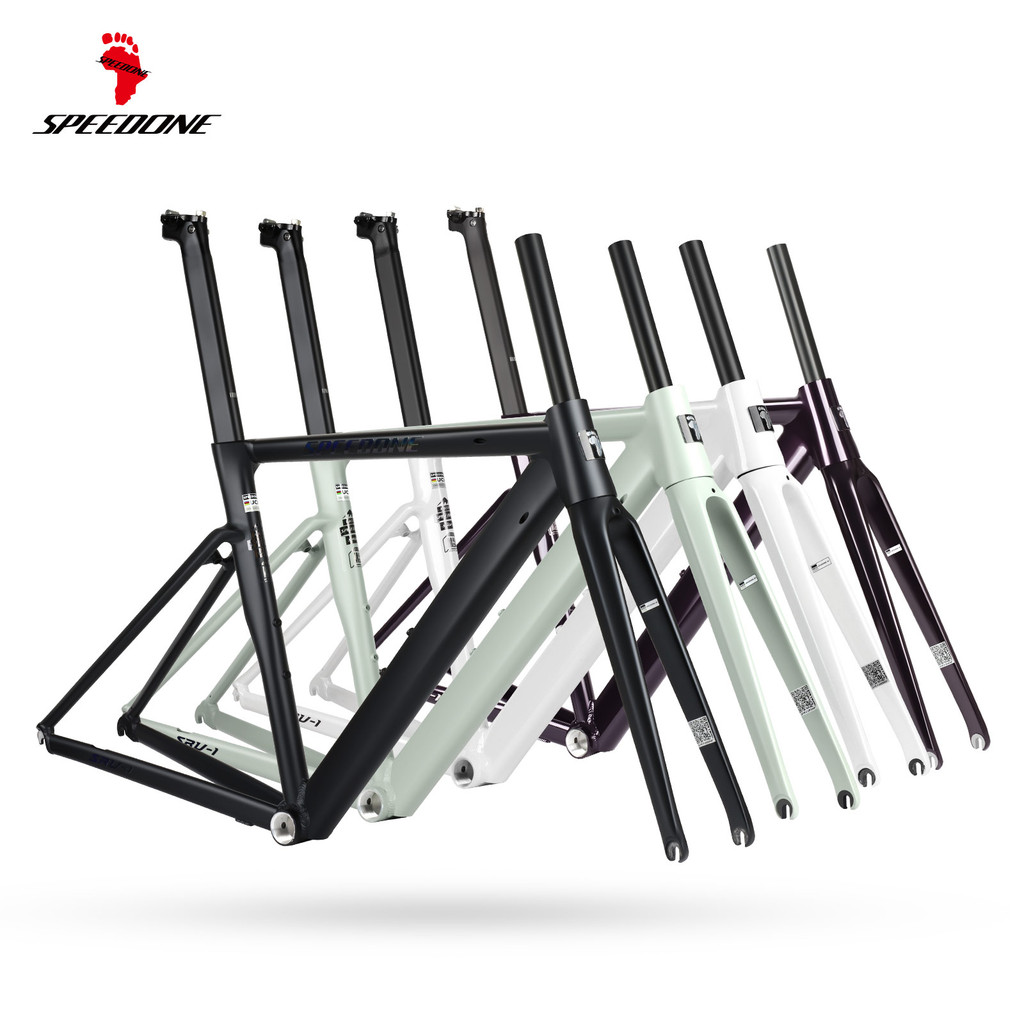 SPEEDONE rangka basikal jalan raya 700C gabungan karbon dan aluminium ...