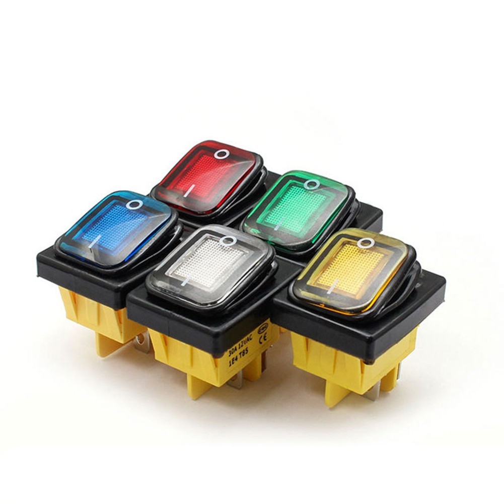 Rocker Switch High-quality PA66 Material Boat-shaped Switch 30A Switch ...