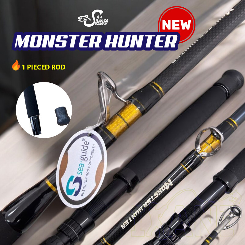 SHINO MONSTER HUNTER DEEP WATER FISHING ROD Joran laut dalam BOTTOM ...