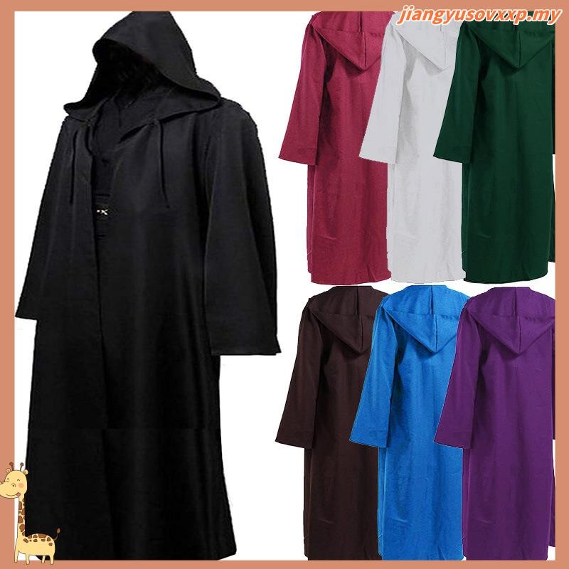 Halloween Robe Cosplay Star Wars Jedi Knight Cloak Darth Vader cos ...