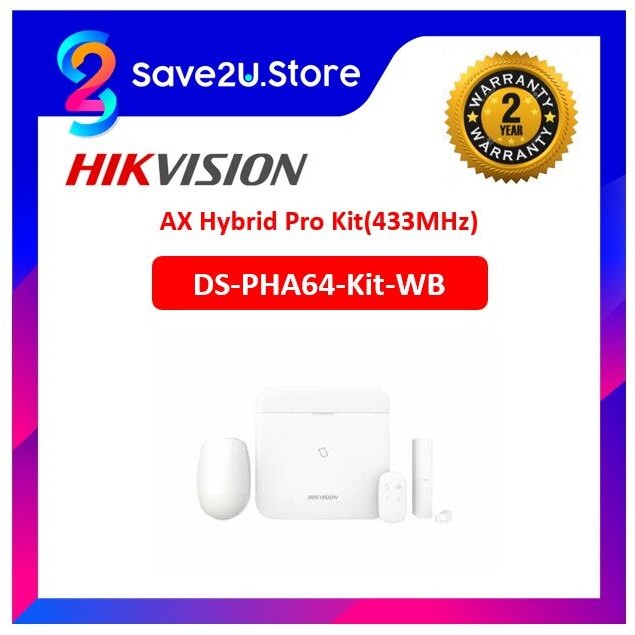 HIKVISION DS-PHA64-Kit-WB AX Hybrid Pro Kit(433MHz) | Shopee Malaysia