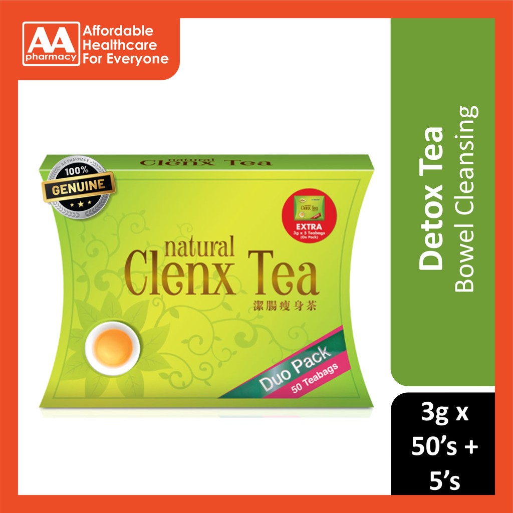 NH Natural Clenx Tea Tea Bag 3gx50's FOC 5's | Shopee Malaysia