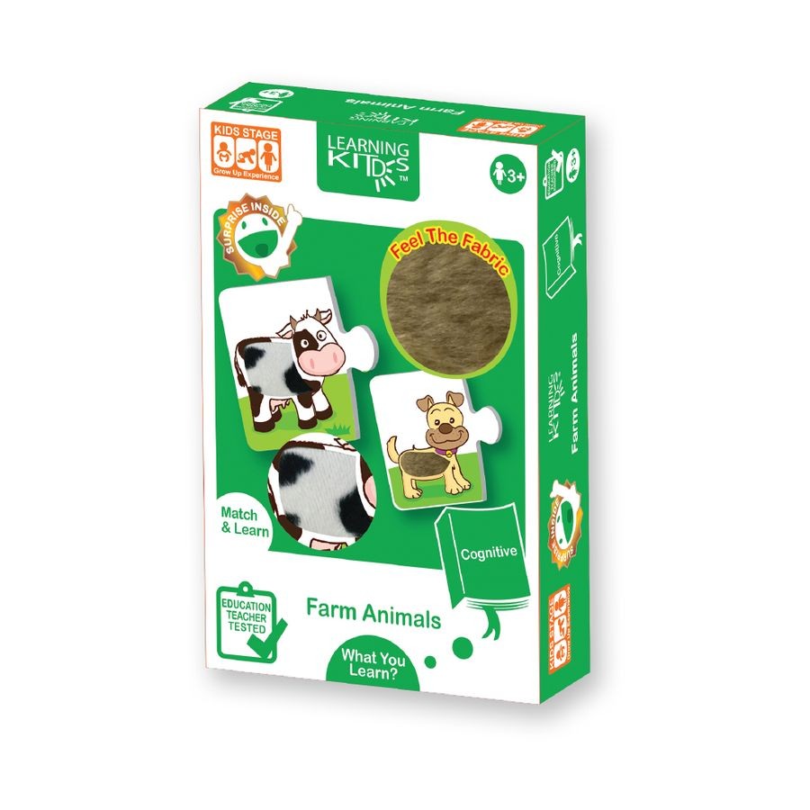 LEARNING KITDS Sensory Cognition Series Farm Animal Game eslite ...