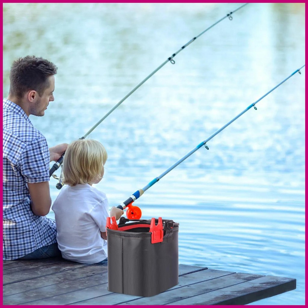Bucket Rod Holder for Fishing Safe Bucket Rod Holders 2 Pieces Portable ...