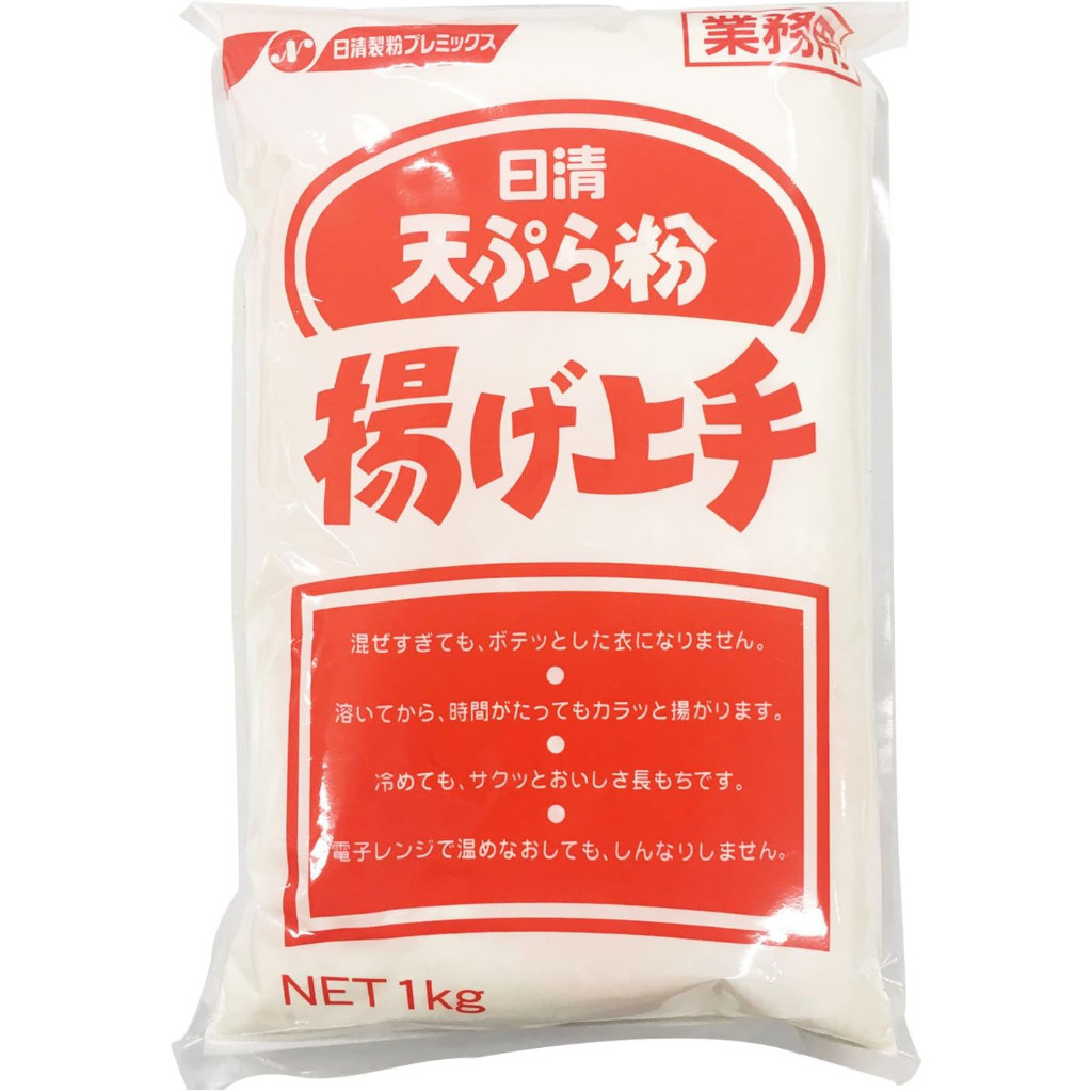 Nisshin Welna Tempura Batter Mix AgeJozu 1kg Japanese Tempura Fry Flour ...