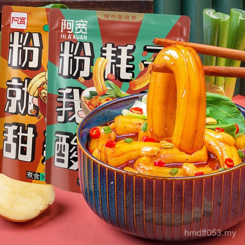 Akuanbaijia Northeast Noodles Mouse Sweet Spicy Flavor Bagged Northeast ...