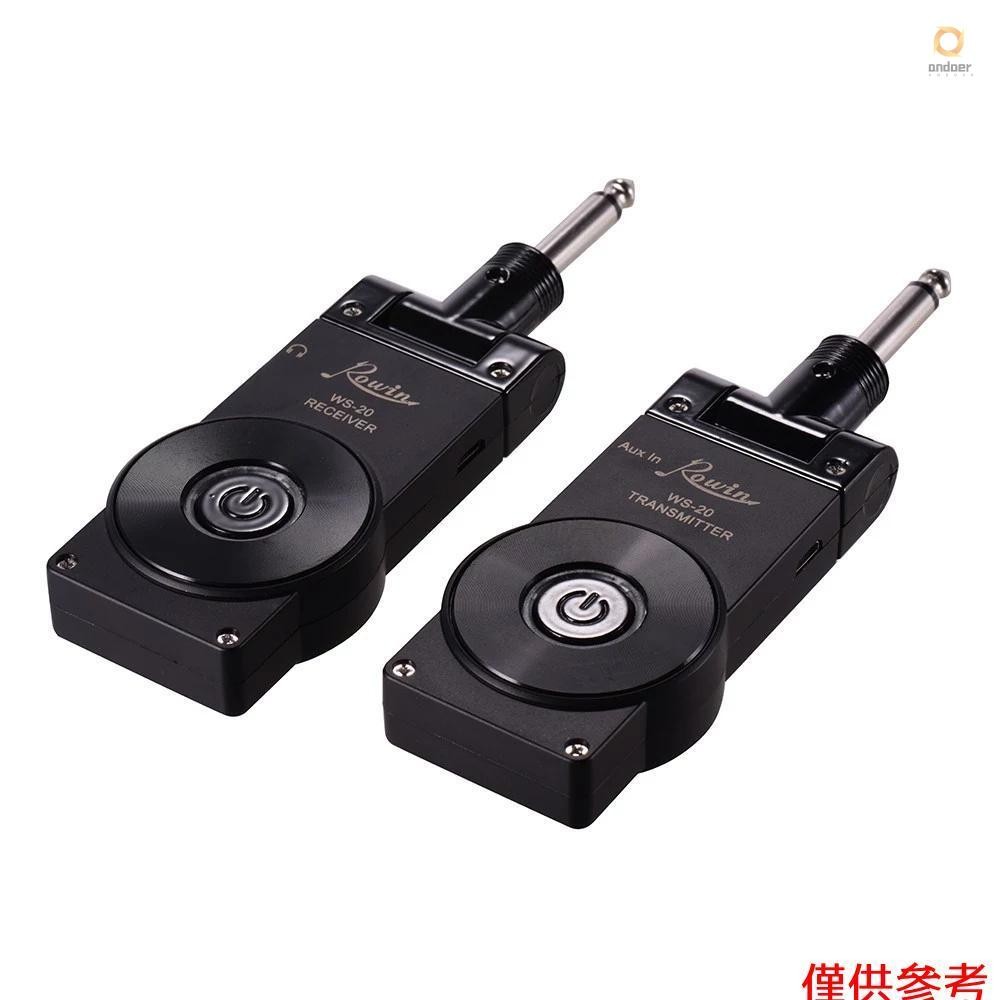 Rowin WS-20 2.4G Wireless Rechargeable Electric Guitar Transmitter ...