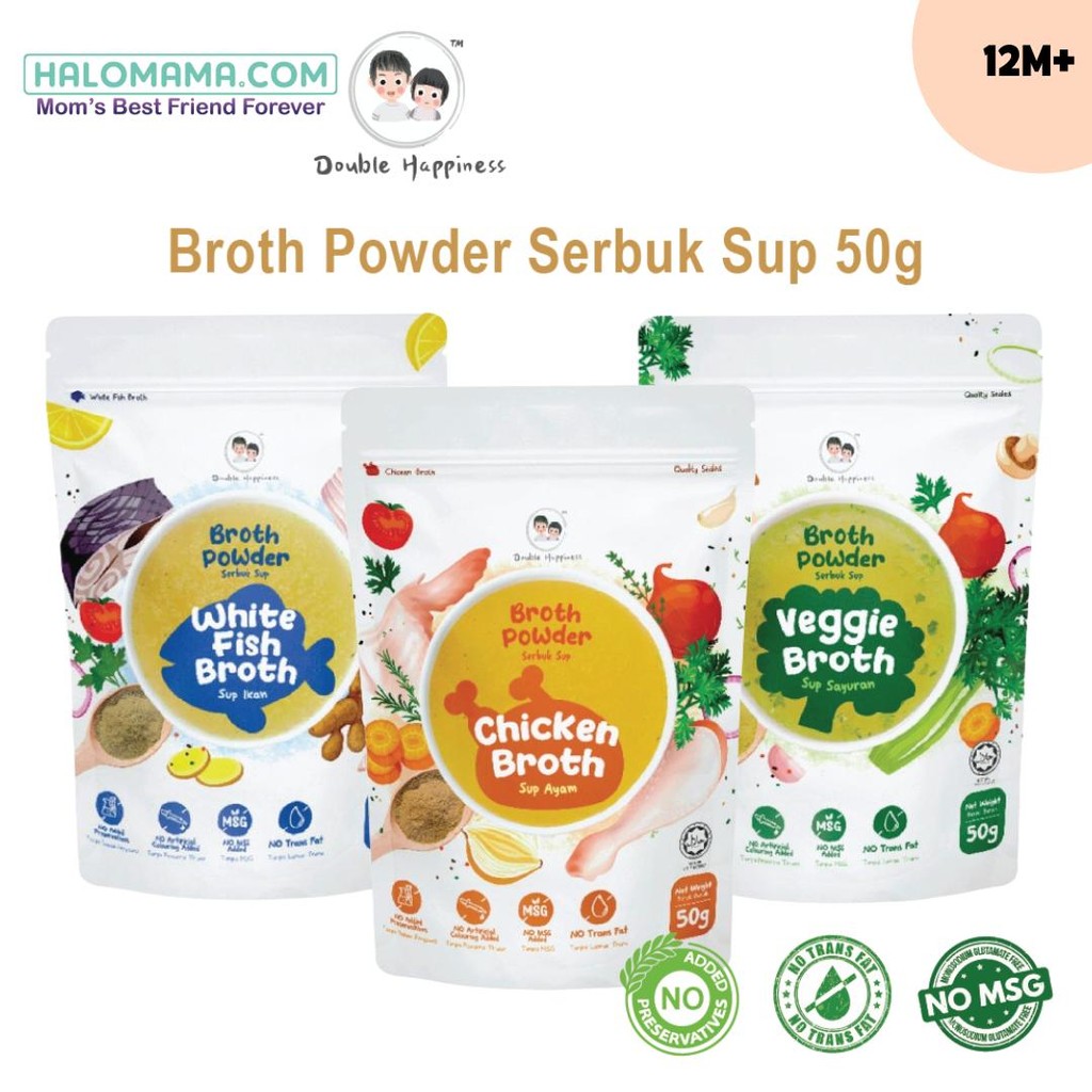 Double happiness broth powder / seasoning powder / NO ADDED MSG ...