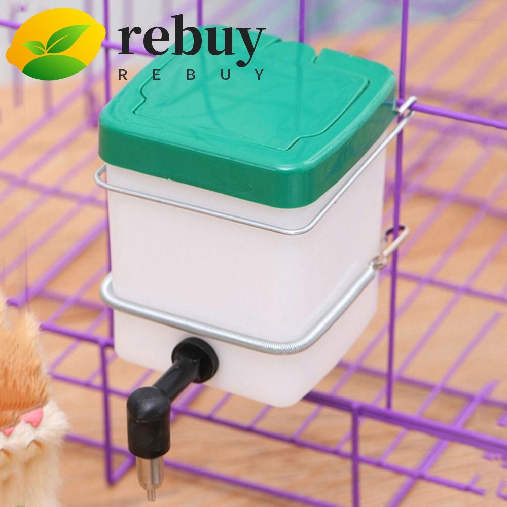 REBUY Rabbit Water Dispenser, 1L/500ML Plastic Pet Hanging Feeder ...