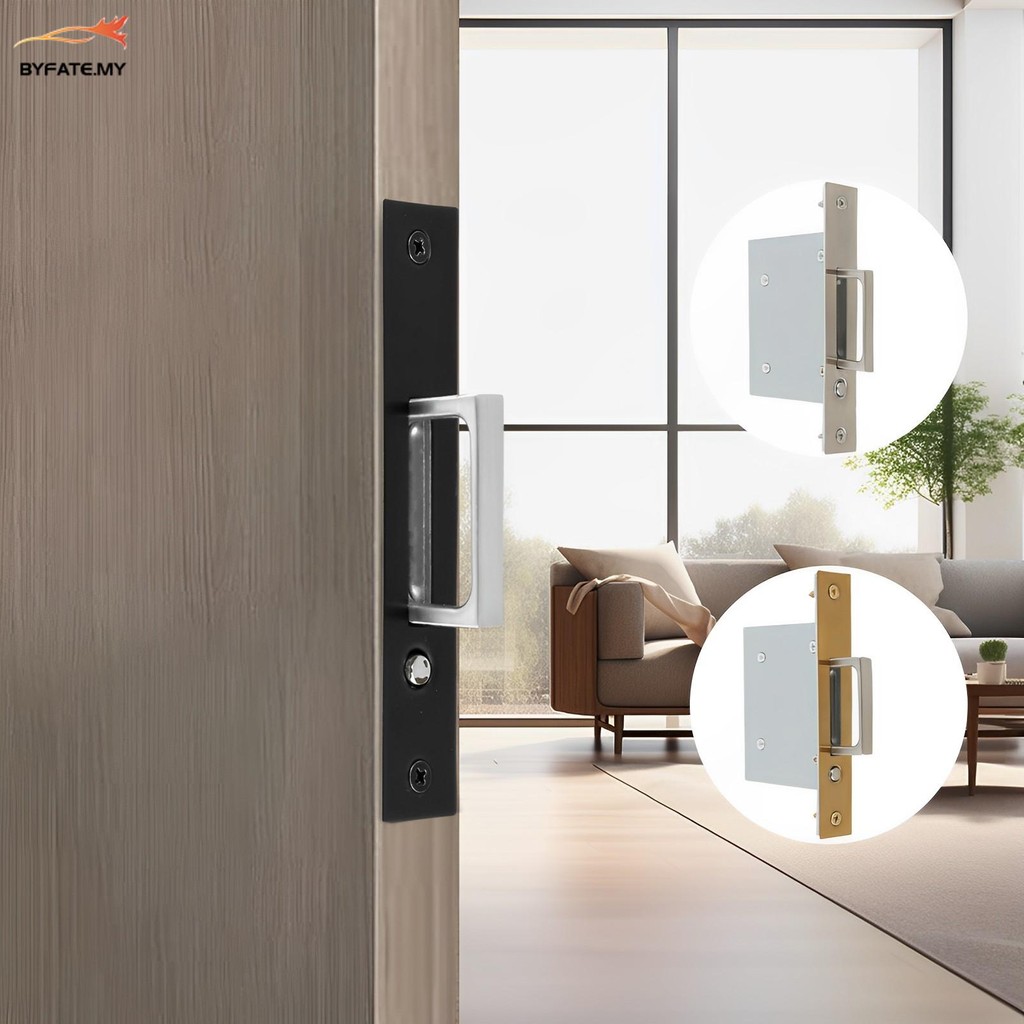 Pocket Door Edge Pull Zinc Alloy Sliding Door Pull Handle Sturdy Pocket ...