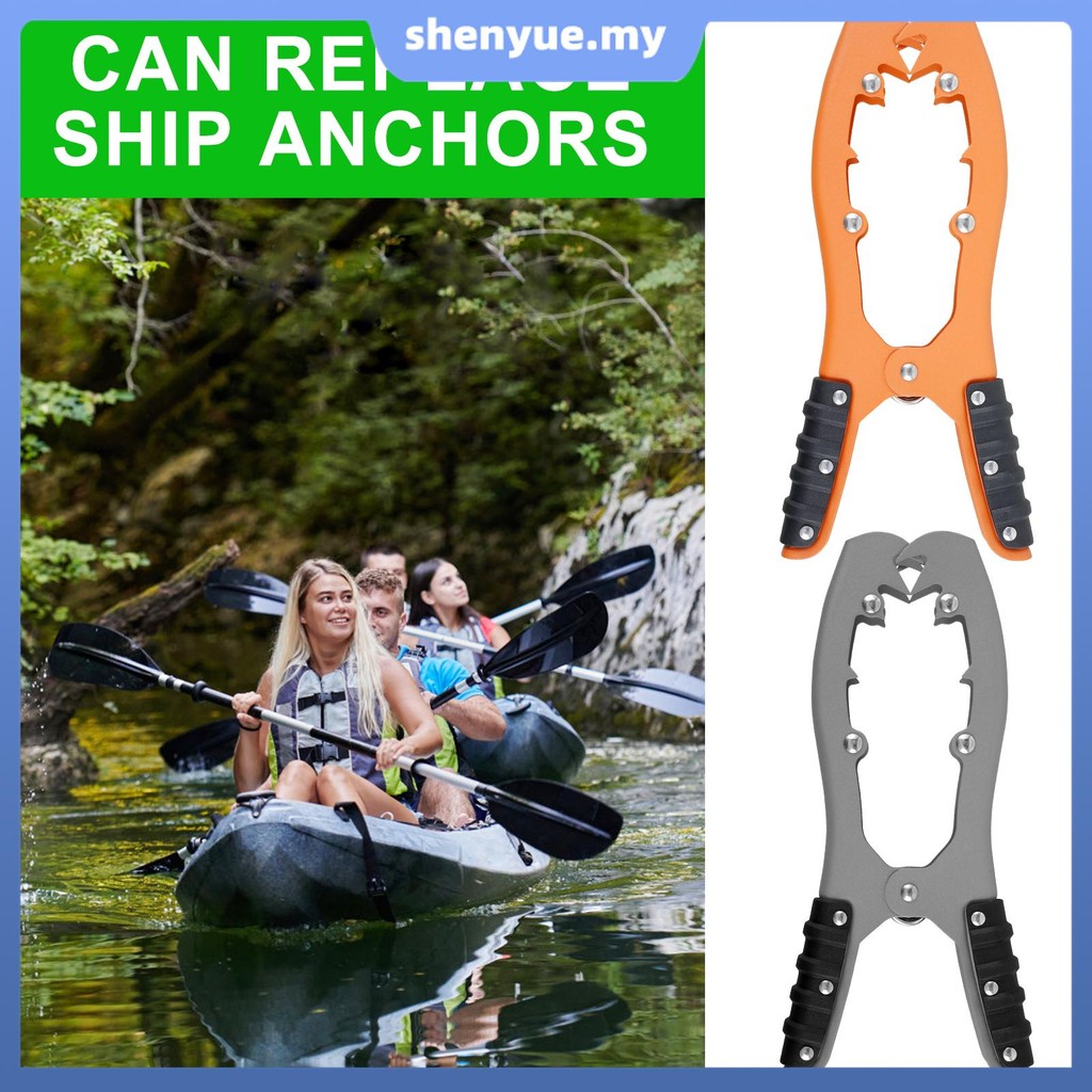Kayak Anchor Grip Canoe Anchor Gripper with 16.5ft Rope Portable Kayak ...