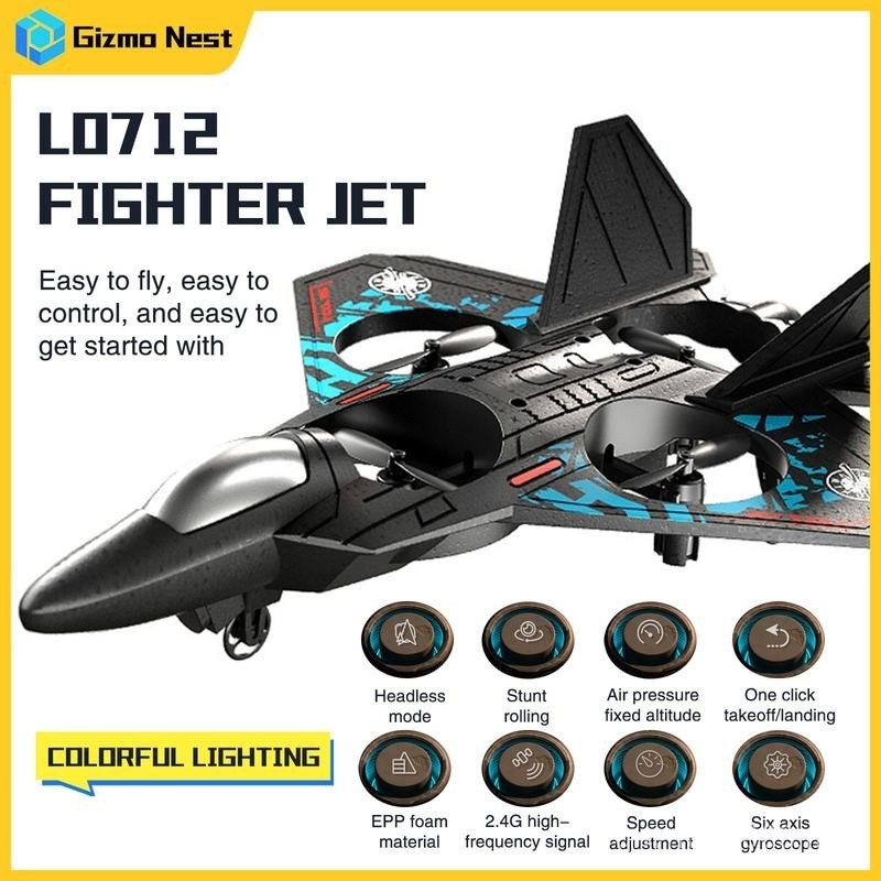 L0712 Jet Fighter Remote Control Aircraft Foam Remote Control Plane Rc ...