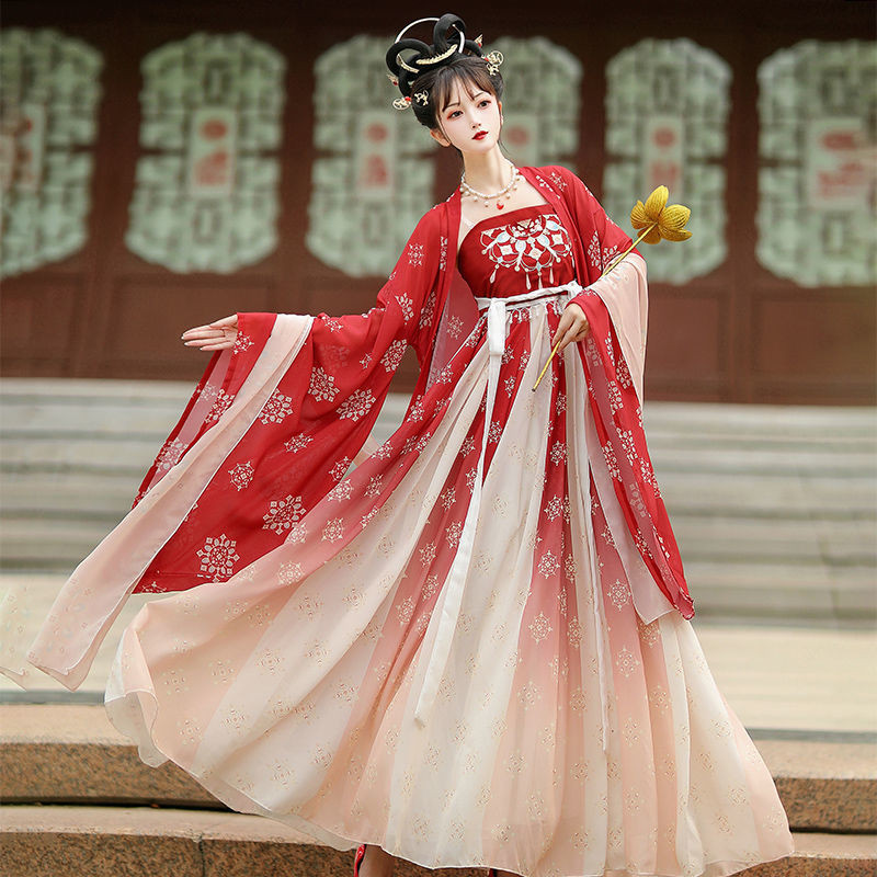 Yu Hui (Qiu Luoqian) Made in Tang Hanfu Female Autumn Summer Tang ...
