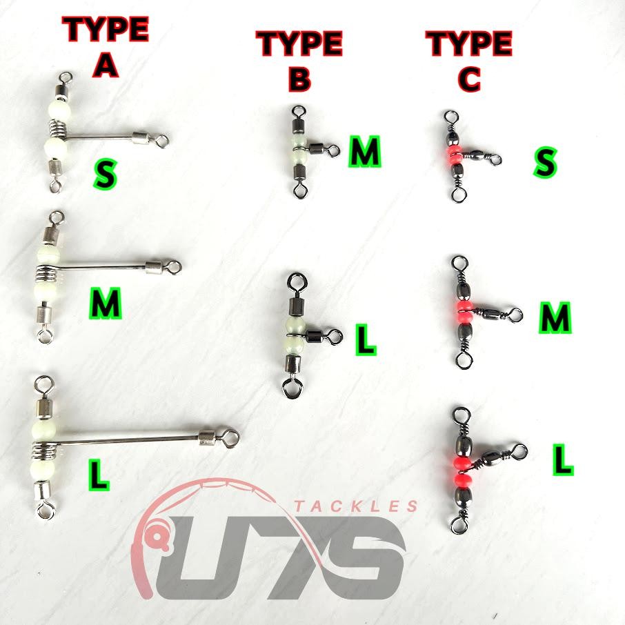 UTS T-Swivel *Perambut Drift Bottom/Perambut Candat Sotong | Shopee ...