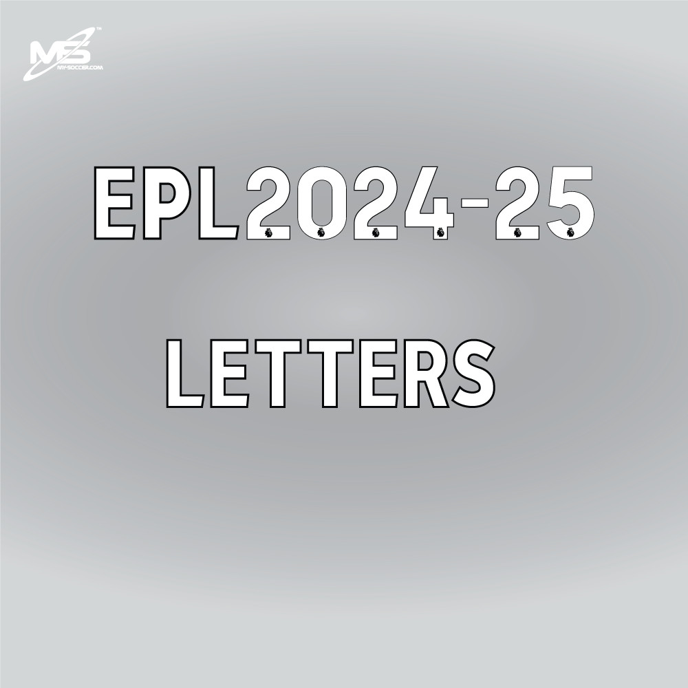 OFFICIAL EPL WHITE LETTERS 2023-25 PLAYER SIZE | Shopee Malaysia