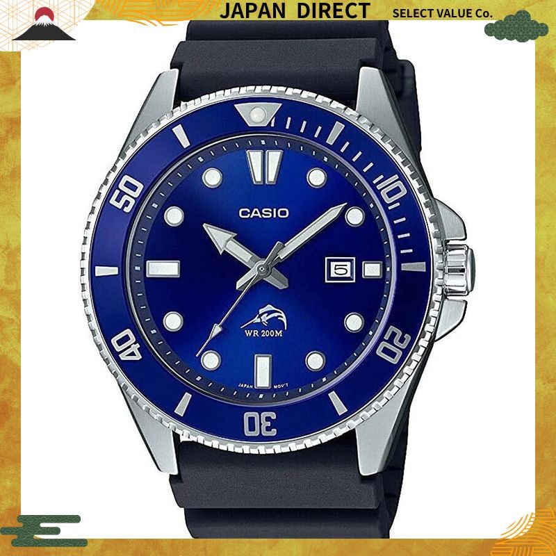 JAPAN DIRECT CASIO Men's Diver Watch MDV-106 Series Overseas Model Blue ...