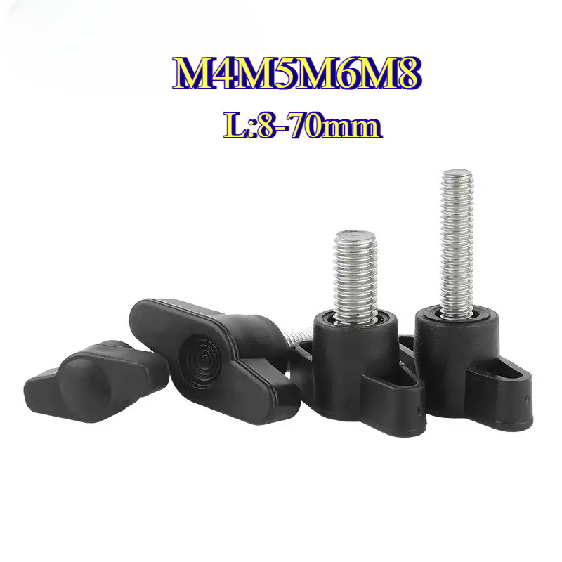 Z-type handle screw M4M5M6M8 screw SUS304 plastic rubber head ...