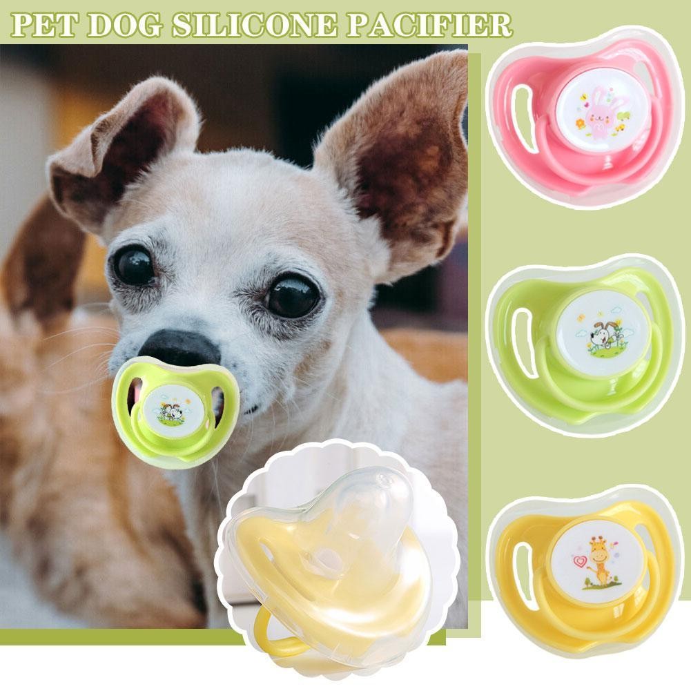 Pet Pacifier Yellow Duck Cartoon Cute Pacifier Baby Pet Print Baby ...