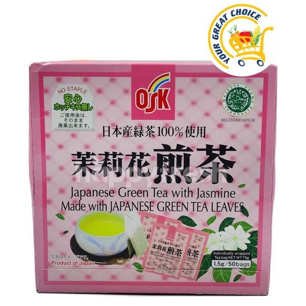 Osk Japanese Green Tea With Jasmine 75g | Shopee Malaysia