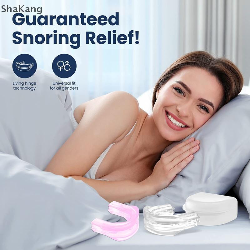 SKMY Anti-Snoring Mouth Guard Adjustable Mouthpiece - Night Time Teeth Mouthguard & Sleeping ...