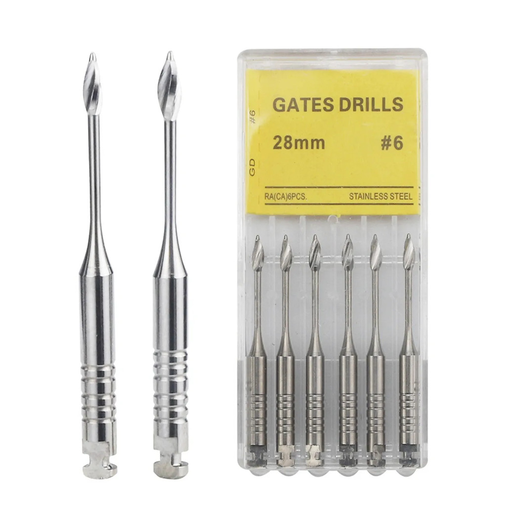 1 Pack(6pcs) 28/32mm Dental Endodontic Files Reamers Dental Drill Gates ...