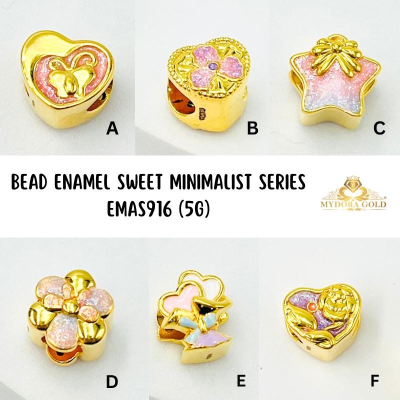 MYDORA Bead Enamel Sweet Minimalist Series (5G) l EMAS 916/22K | Shopee ...