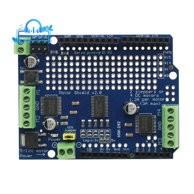 TB6612 Mosfet Stepper Motor PCA9685 Standard IIC I2C PWM Servo Driver ...