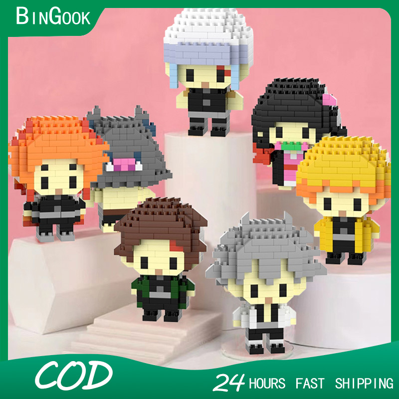 New Demon Slayer Building block Cartoon Anime Nezuko Tanjirou Zenitsu ...