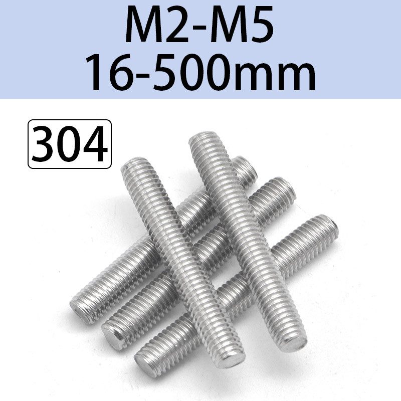 Full Thread Bar/Threaded Rod Screw Bar Stud 304 stainless steel ...