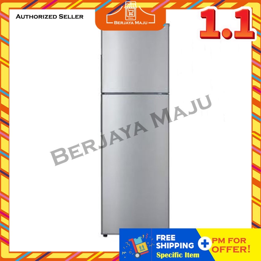 Sharp 320L 2 Door Refrigerator SJ325MSS (Silver) | Shopee Malaysia