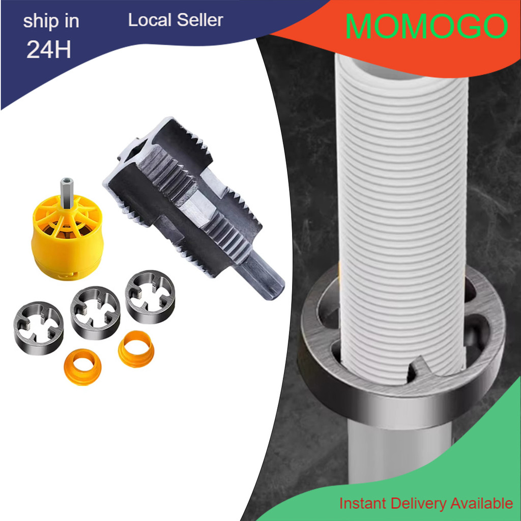 1Set Pipe Threader Pipe Round Die PPR Pipe Threader Kit Plastic Pipe ...