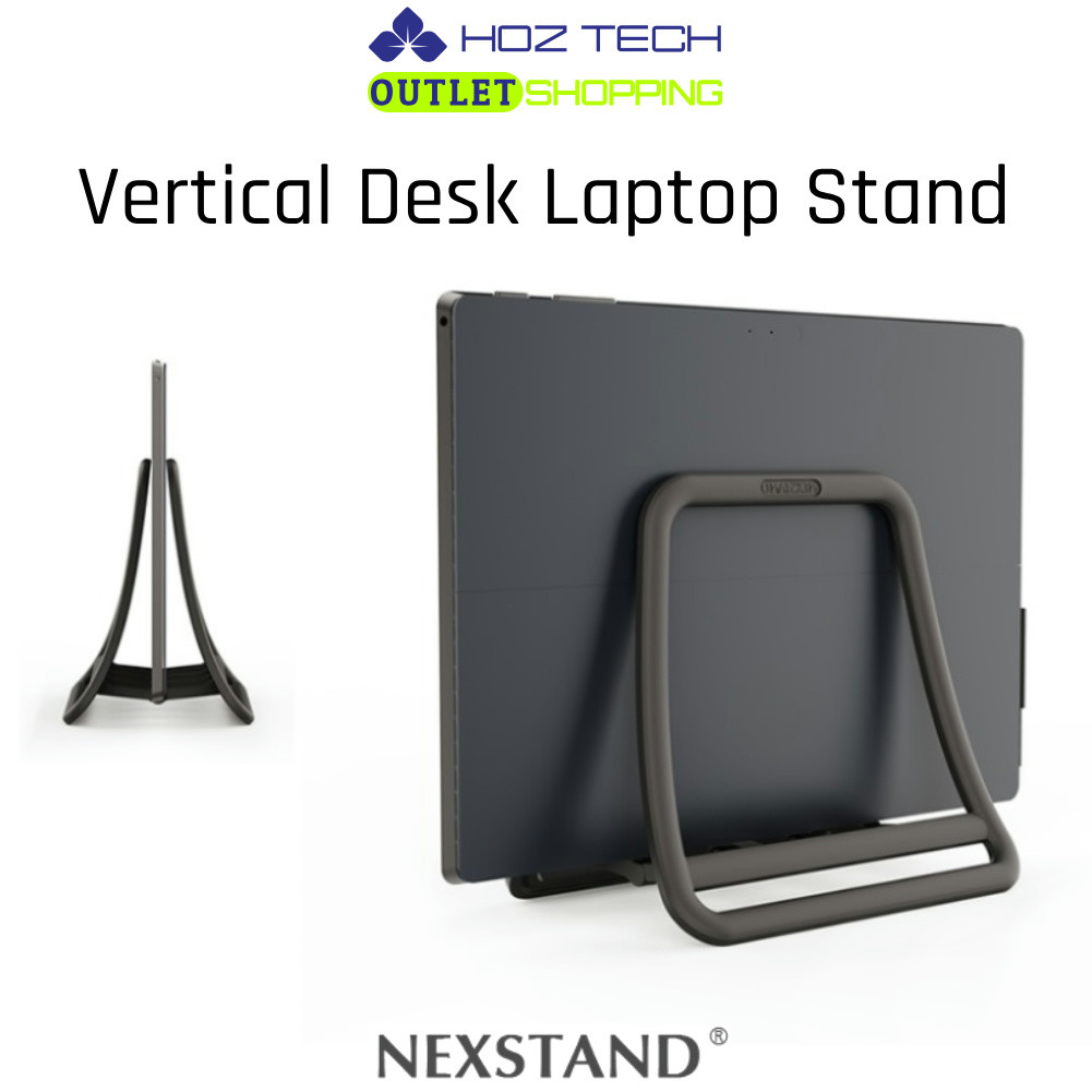 NEXSTAND K11 Foldable Vertical Laptop Stand Space Saving Desktop Holder ...