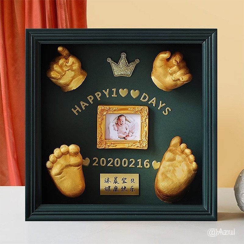Limited time discountBaby Footprints Handprint Hundred Days ...