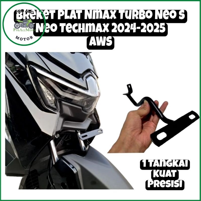 NMAX TURBO NEO s NEO TECHMAX 2024-2025 AWS Number Plate Holder | Shopee ...