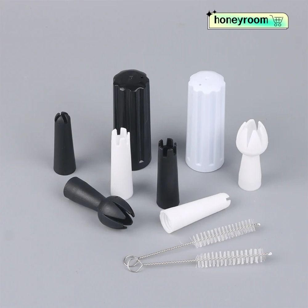 HONEYROOM 5Pcs/Set Whipping Tip Mounting Mouth, Whip Cream Dispenser ...