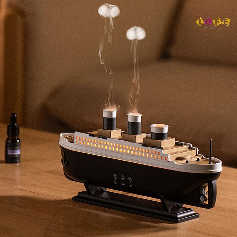 colorfullife Titanic Ship Model Decoration Air Humidifier 250ml ...