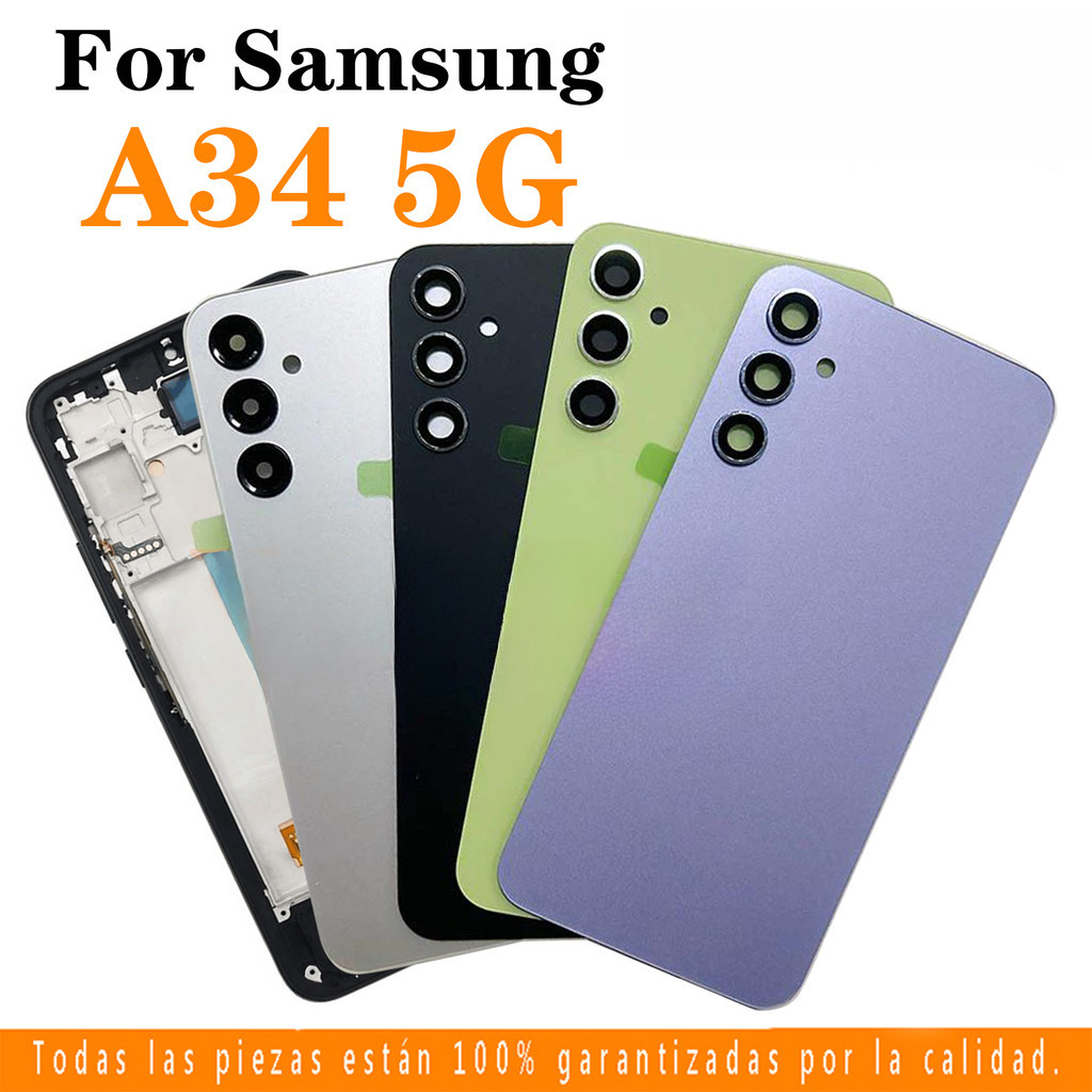 For Samsung Galaxy A34 5G A346 SM-A346E A346B LCD Front Frame Bezel ...