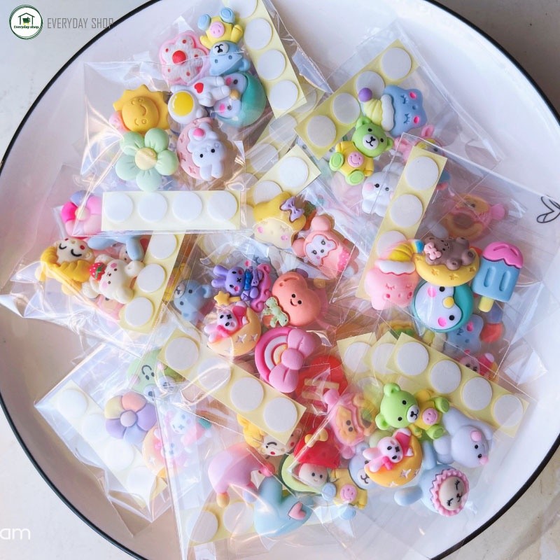 🌲【V-H】🌲4Pcs /pack Waterproof 3D Sticker Cartoon PVC Sticker Water ...