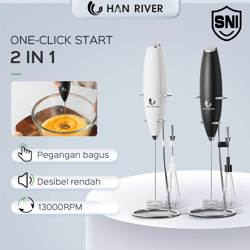 Han River Electric Mixer 2 in 1 HRDDQ02WT | Shopee Malaysia