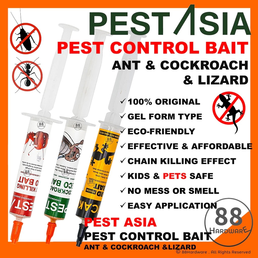 PEST ASIA ubat ant killer bait cockroach killer cicak racun cicak racun ...