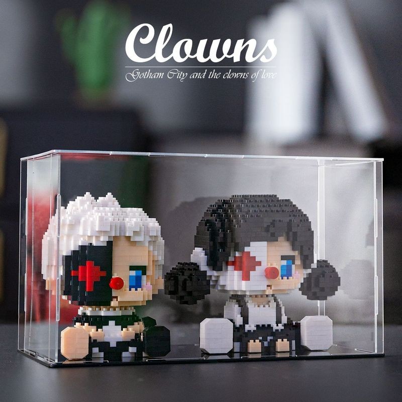 Cartoon Cartoon Clown Series Particle Building Blocks DIY Educational ...