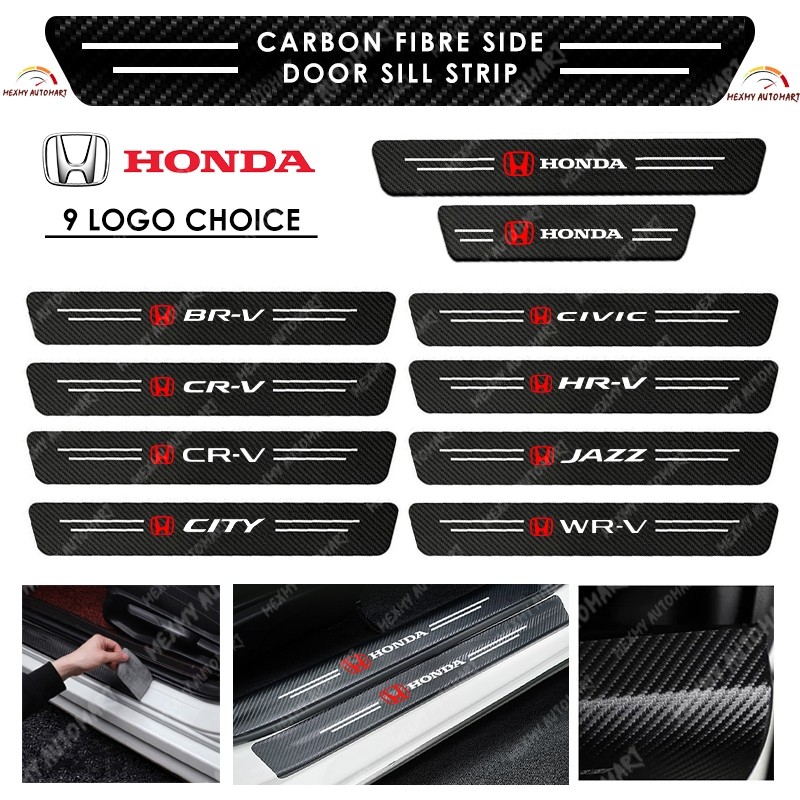 HONDA Door Side Step Protector Sticker HRV CITY GN2 HATCHBACK CIVIC FE ...