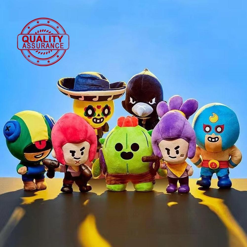Brawl Stars Hot Games Plush Doll Poco Spike E Primo Kit Game Action ...