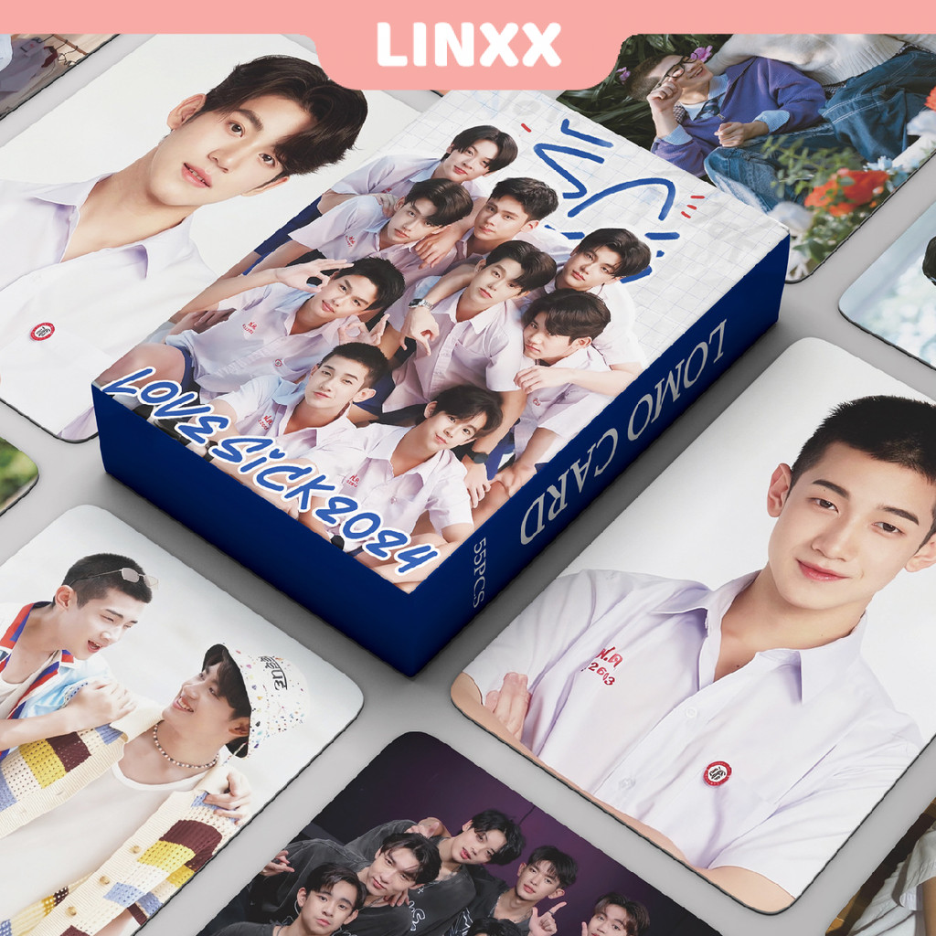 LINXX 55 Pcs LOVESICK 2024 Album Lomo Card Kpop Photocards Postcards ...