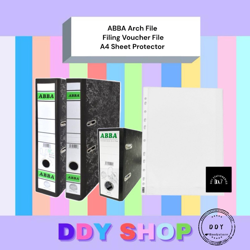 ABBA Arch File Document Organize Folder Filing Voucher File A4 Sheet ...