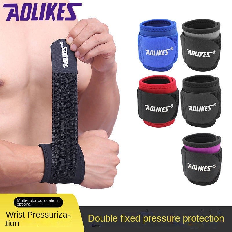 Athletic Wristguards Badminton Wrist Protector Anti-Sprain Fixed ...