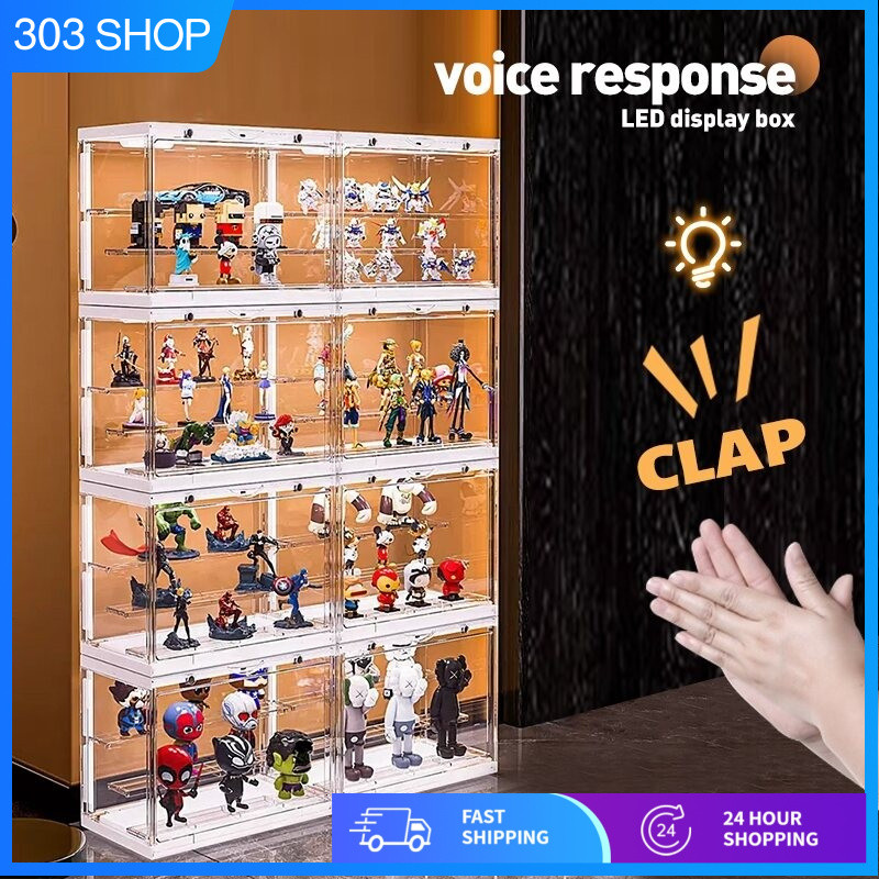 Garage Kit Box Storage Box Sound controlled LED Box light box , Acrylic ...